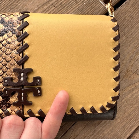 Tory Burch | Bags | Tory Burch Thea Patchwork Python Crossbody Color ...